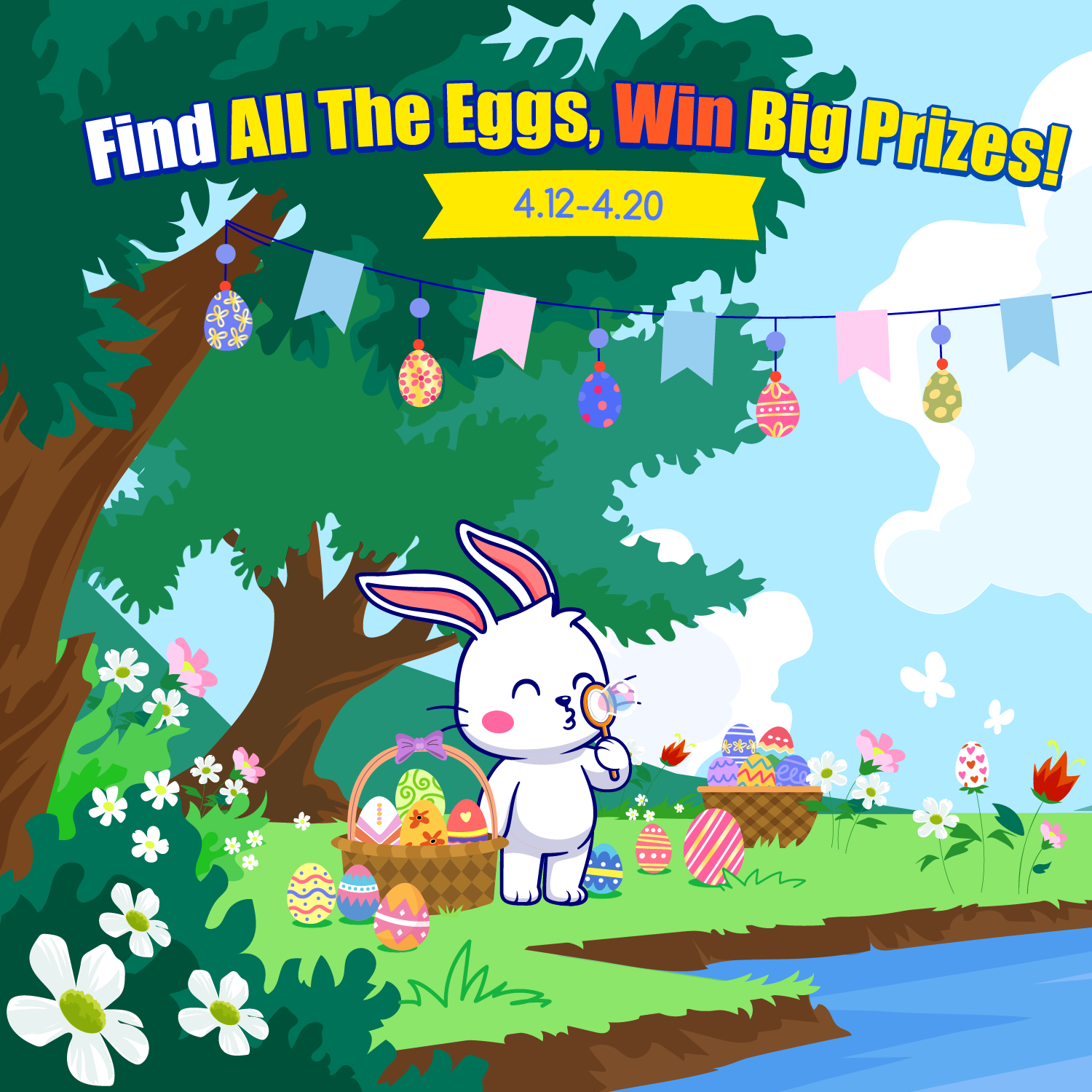 MEEDEN Easter Egg Hunt! Find All The Hidden Eggs & Score Amazing Prize