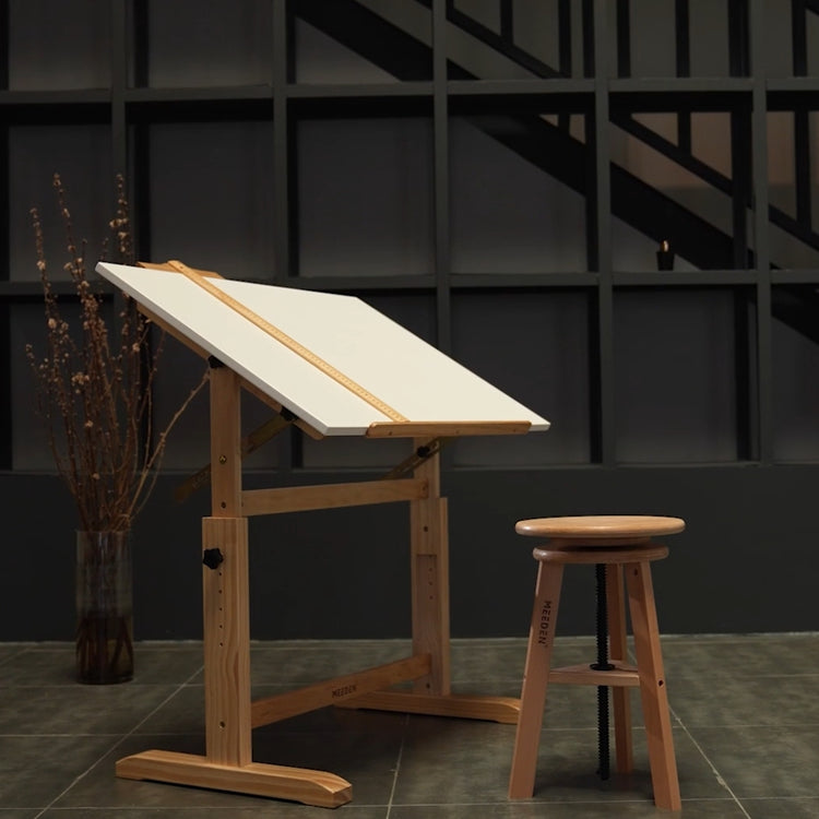 MEEDEN White Board Drafting Table and Stool Set - MEEDEN ART