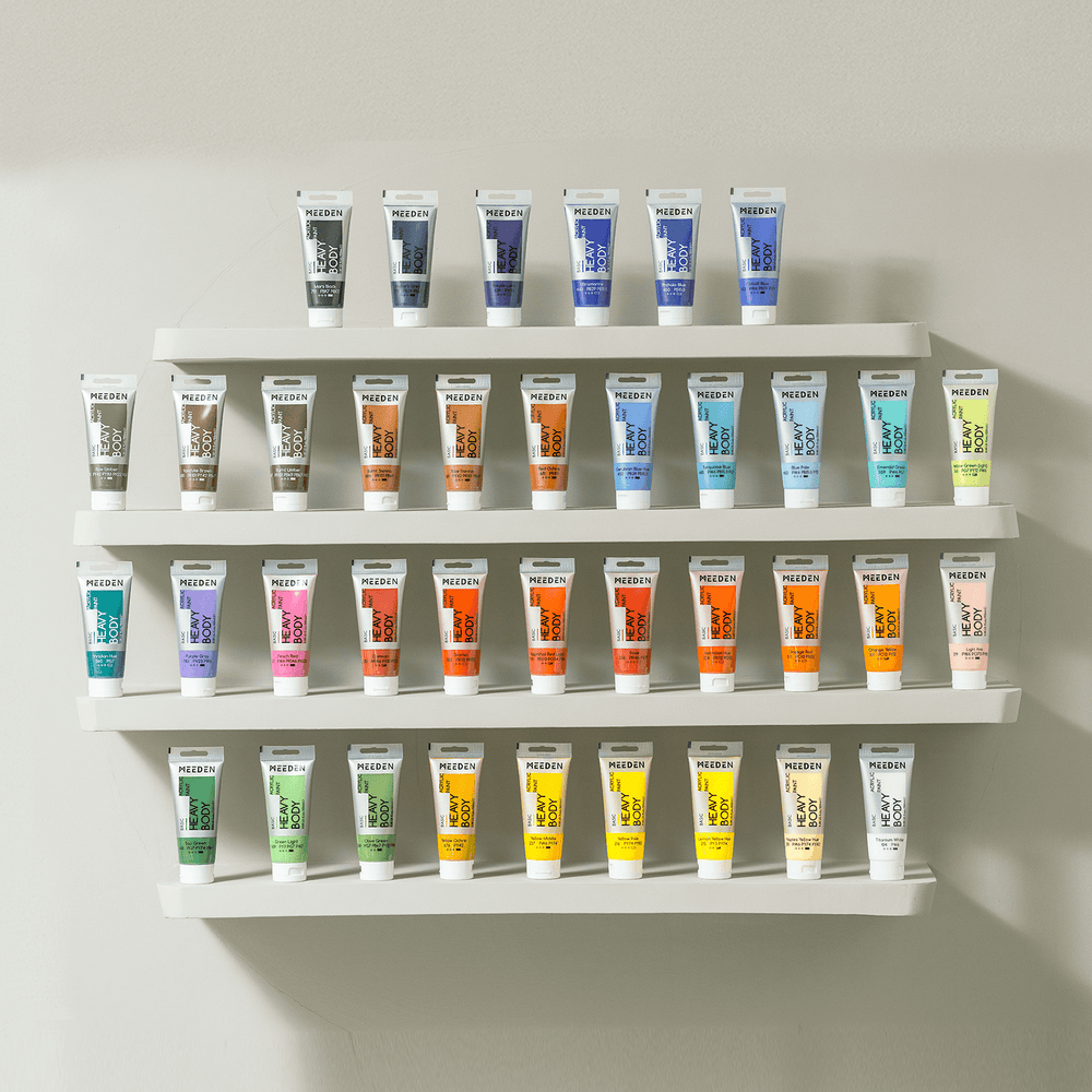 MEEDEN Acrylic Paint Tube, 37 Colors Available, 100ml / 3.38oz