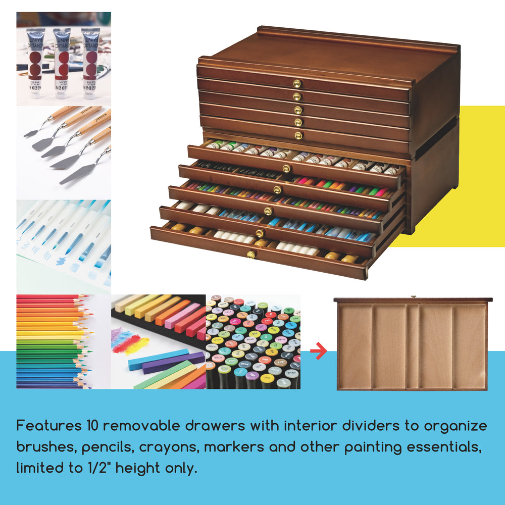 MEEDEN Multi-Drawer Art Supply Storage Box - Large