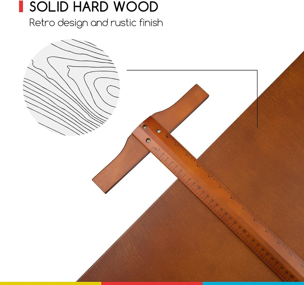 MEEDEN Extra Large Wood Drafting Table - MEEDEN ART