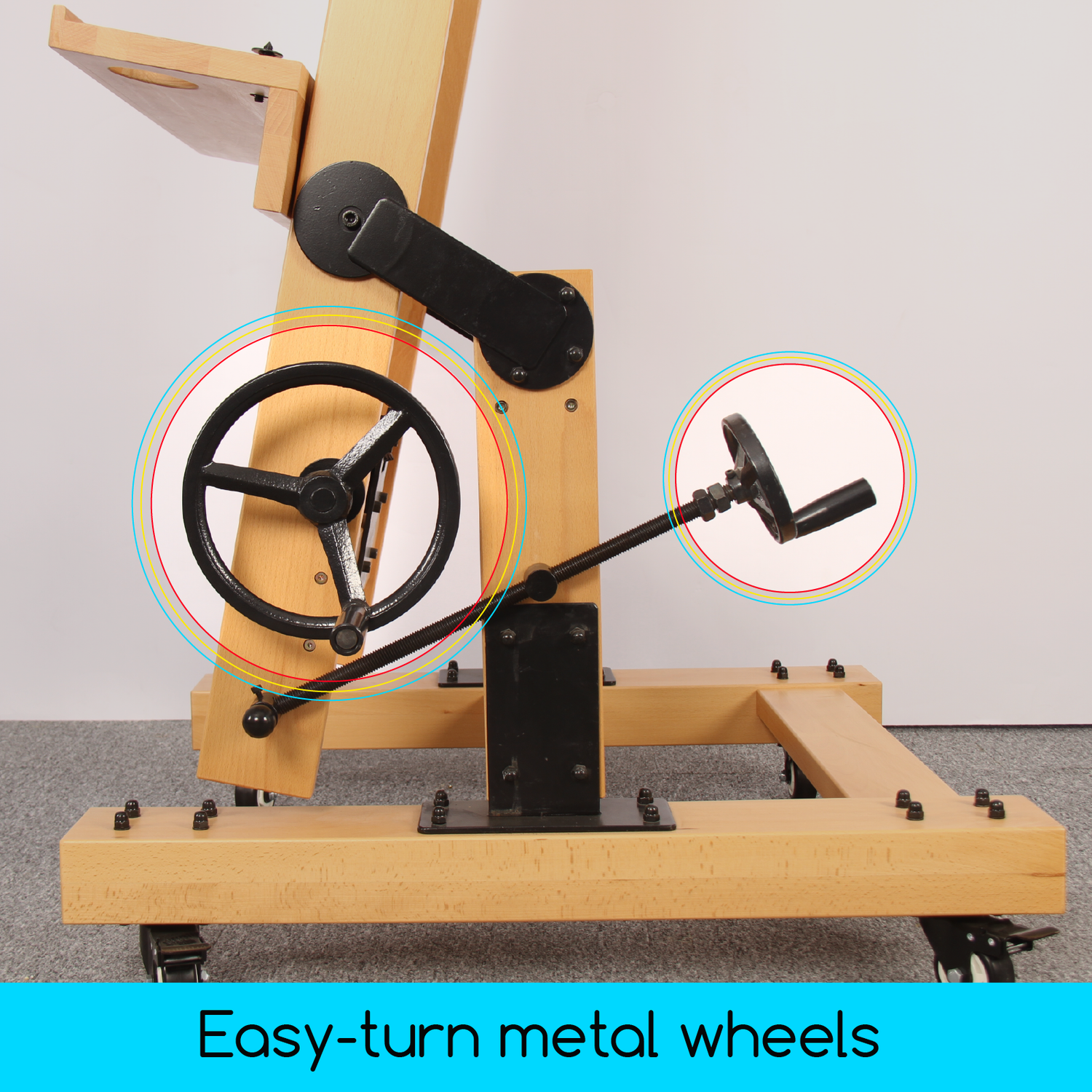 MEEDEN Pro Semi-Automatic Easel DHJ-5 | Flat & Standing Modes