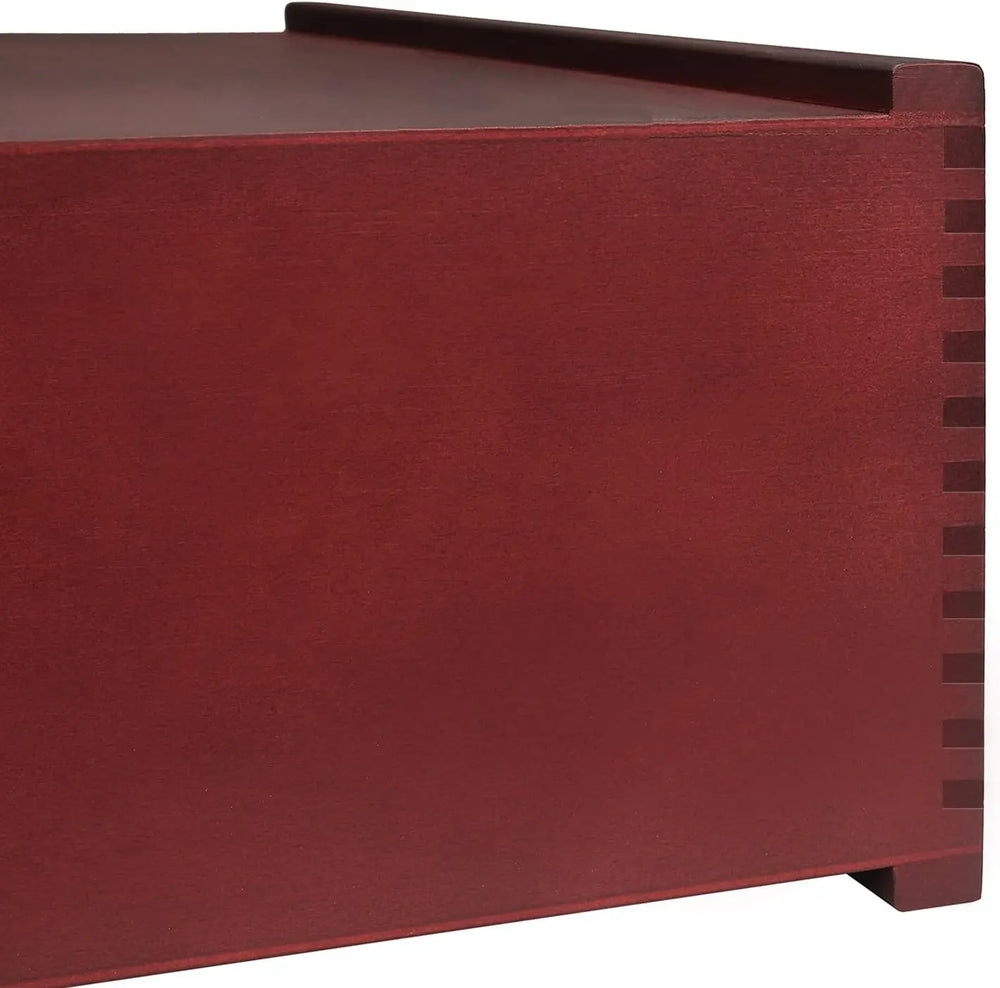 MEEDEN 10-Drawer Art Supply Storage Box, Dark Walnut