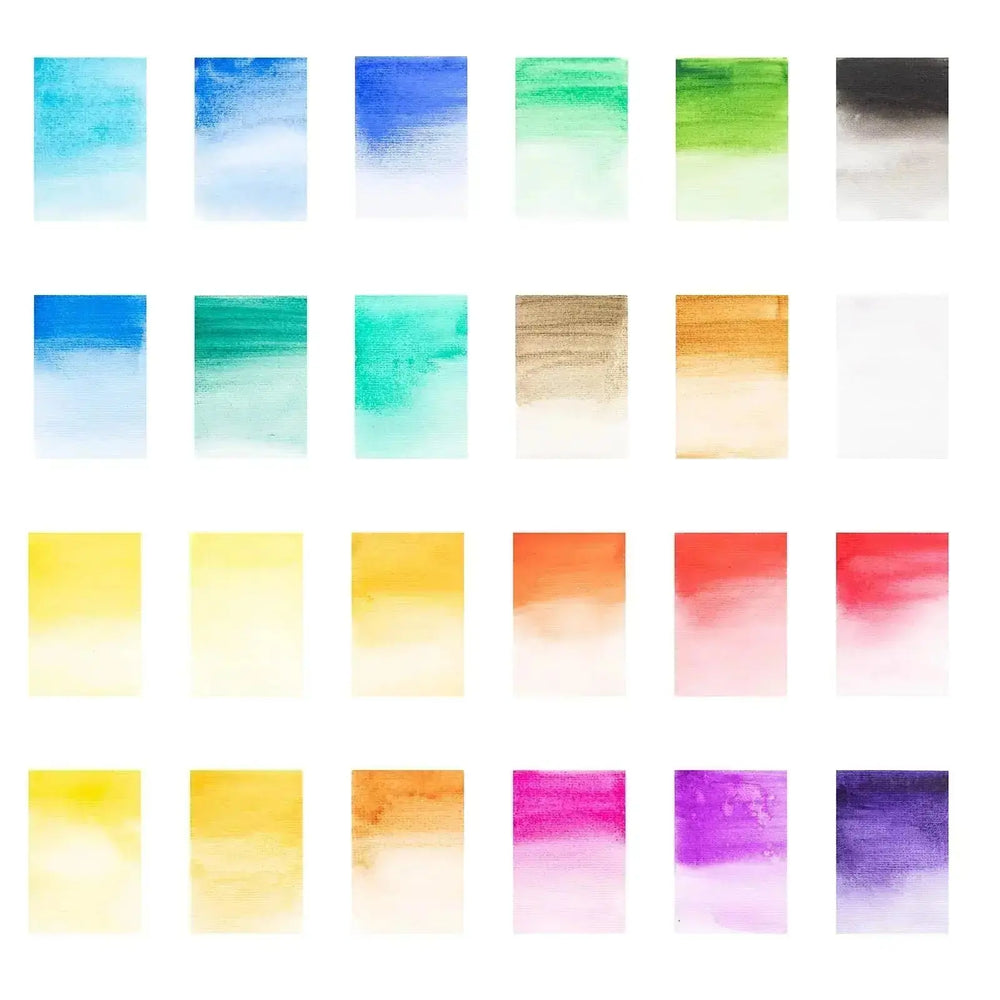 MEEDEN Watercolour Paint Set, 24x12 ml - MEEDEN ART