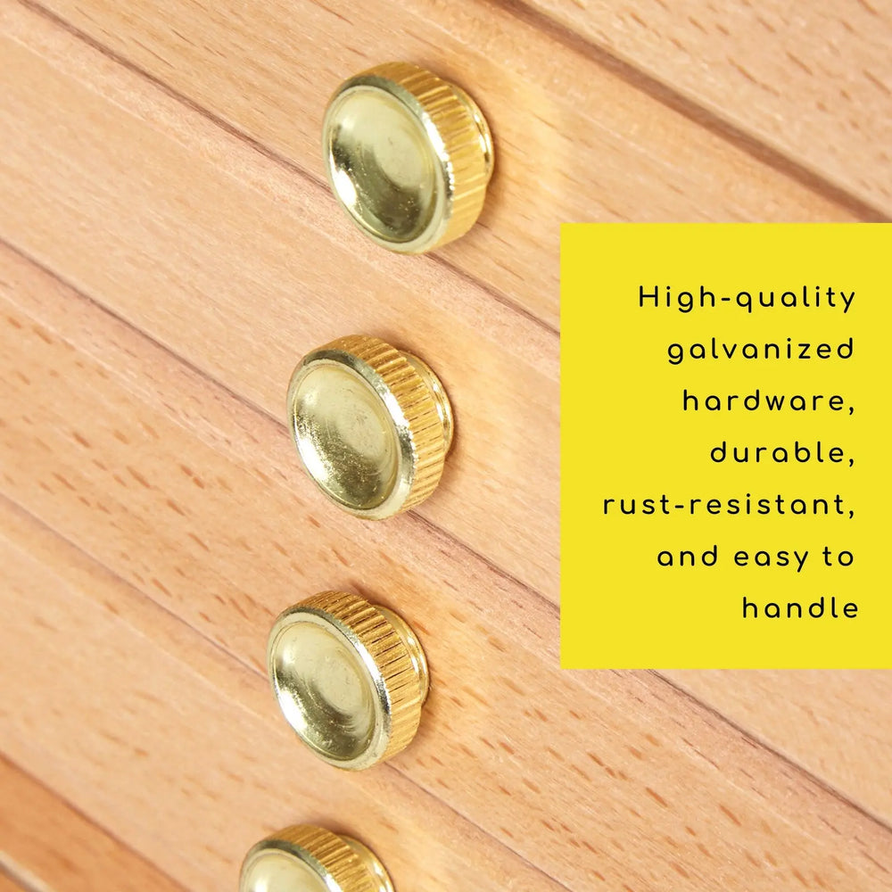 MEEDEN 6-Drawer Artist Supply Storage Box, Natural