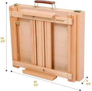 MEEDEN Studio Sketchbox Table Easel with Metal Lined — MEEDEN ART