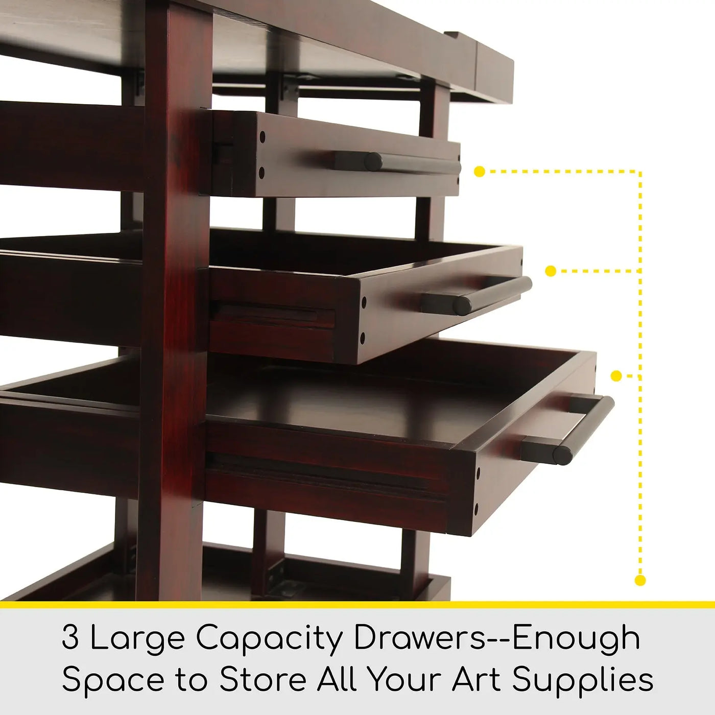 MEEDEN Deluxe Artist Storage Cart, 5-Tier Taboret-W13H - MEEDEN ART