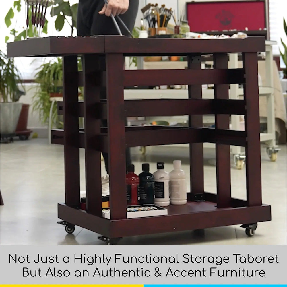 MEEDEN Deluxe Artist Storage Cart, 5-Tier Taboret-W13H - MEEDEN ART