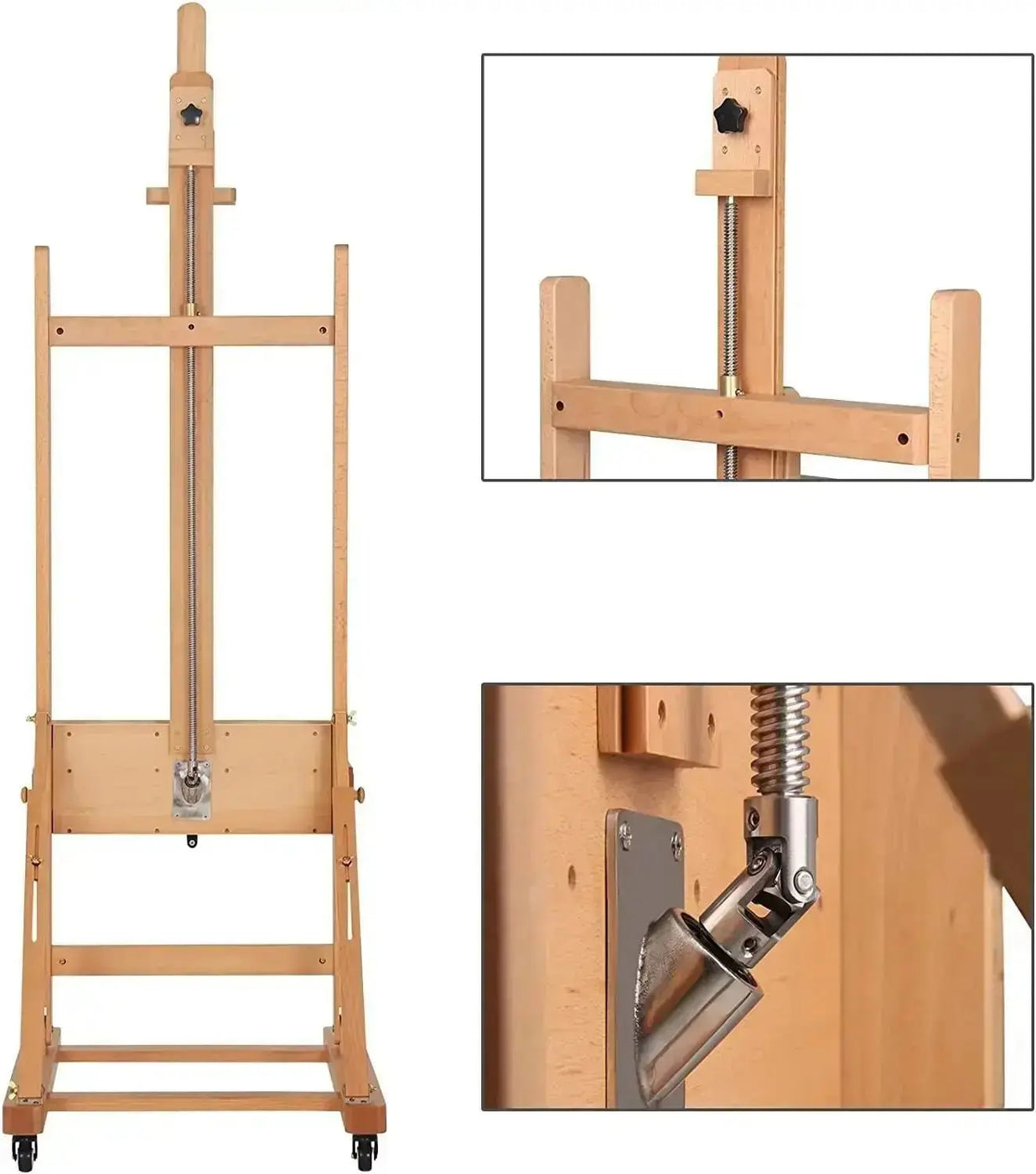 MEEDEN Deluxe Crank Adjusting Master H-Frame Easel — MEEDEN ART