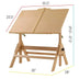MEEDEN Solid Wood Drafting Table, Artist Drawing Desk