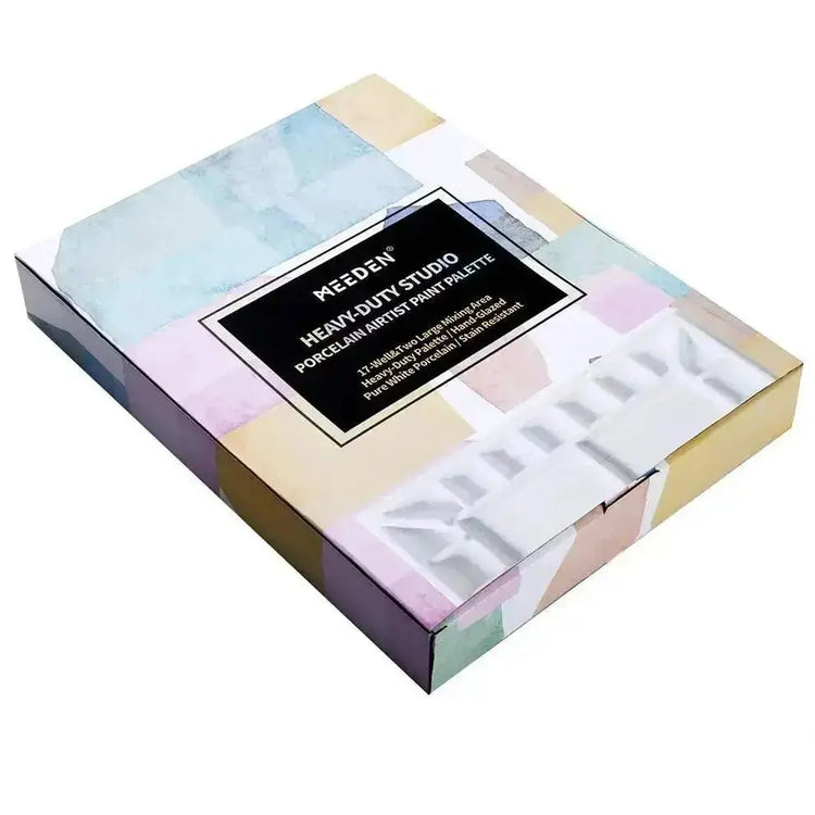 MEEDEN Studio Porcelain Watercolor Paint Palette - MEEDEN ART