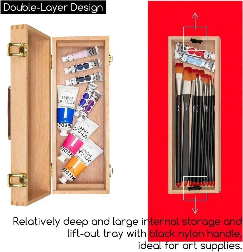 Medium Multi-Function Storage Box with Lift Out Trays - MEEDEN ART