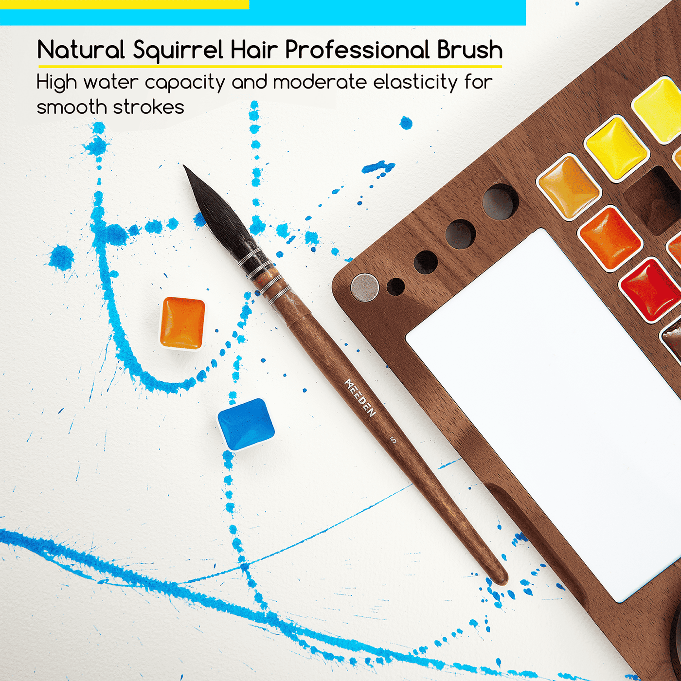 MEEDEN Premium Artist-Grade Watercolor Set - Luxury 27 Color Collectio