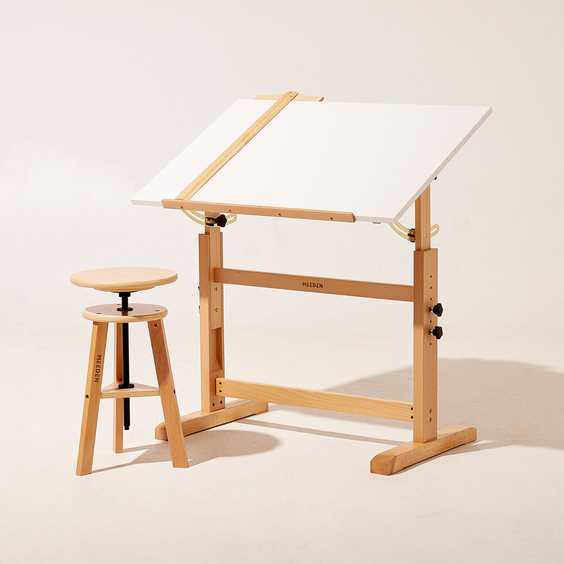MEEDEN White Board Drafting Table and Stool Set - MEEDEN ART