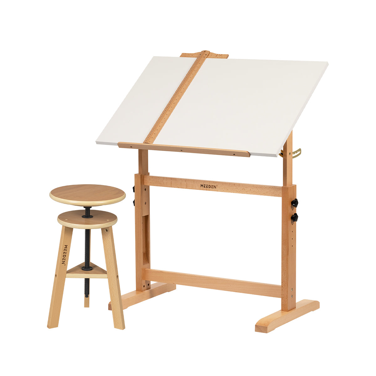 MEEDEN White Board Drafting Table and Stool Set - MEEDEN ART